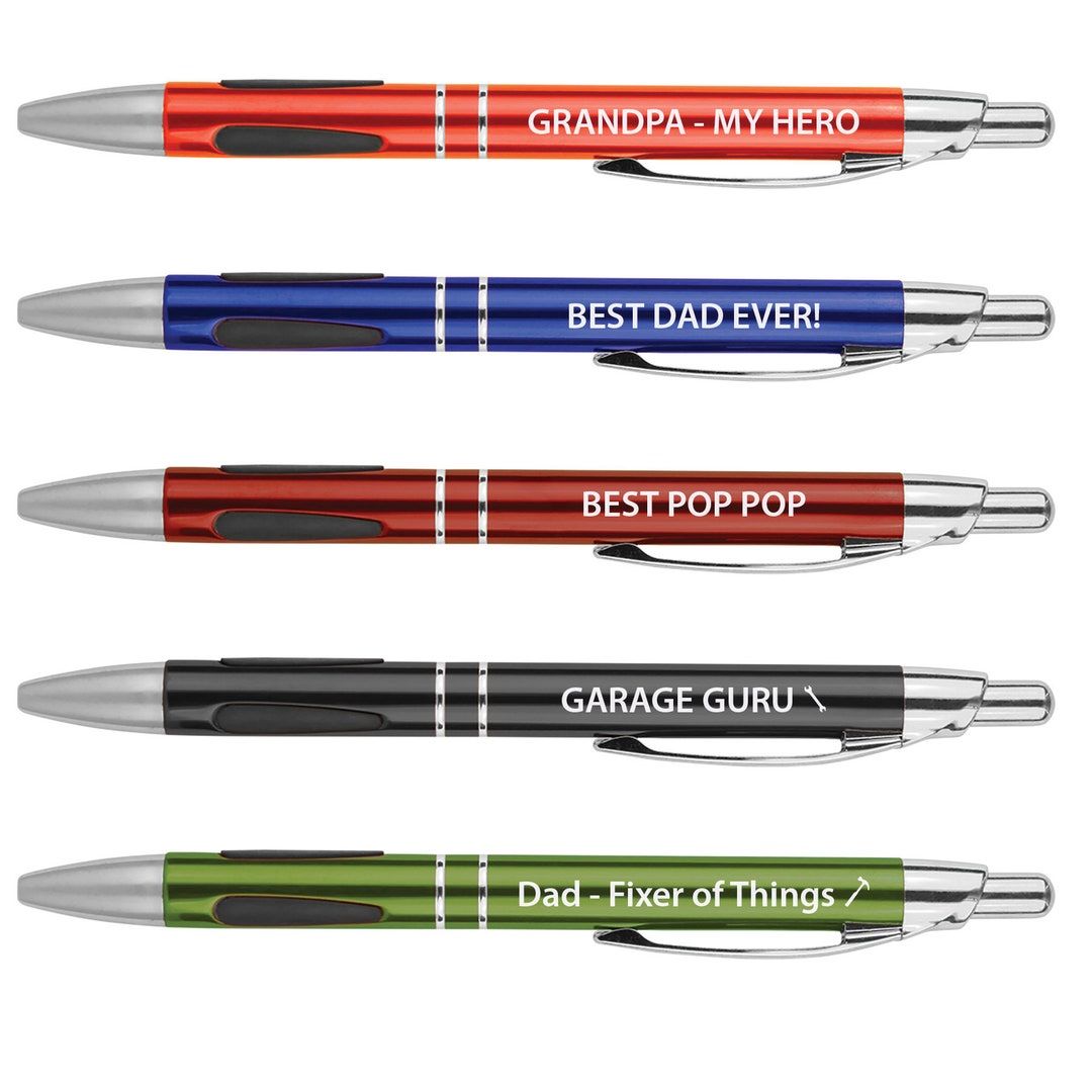 Comfort Grip Laser Engraved Pens, One Laser Engraved Pen, Business Pens ...