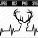 Deer Heartbeat SVG, Hunting, Love for Hunting - Etsy