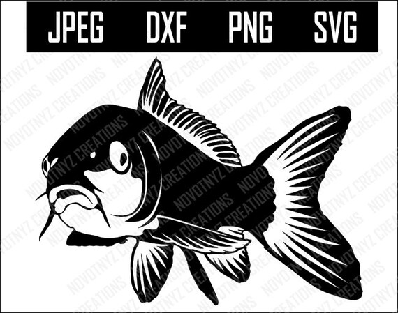 Carp SVG Cricut File Silhouette File Cutting File Printing | Etsy