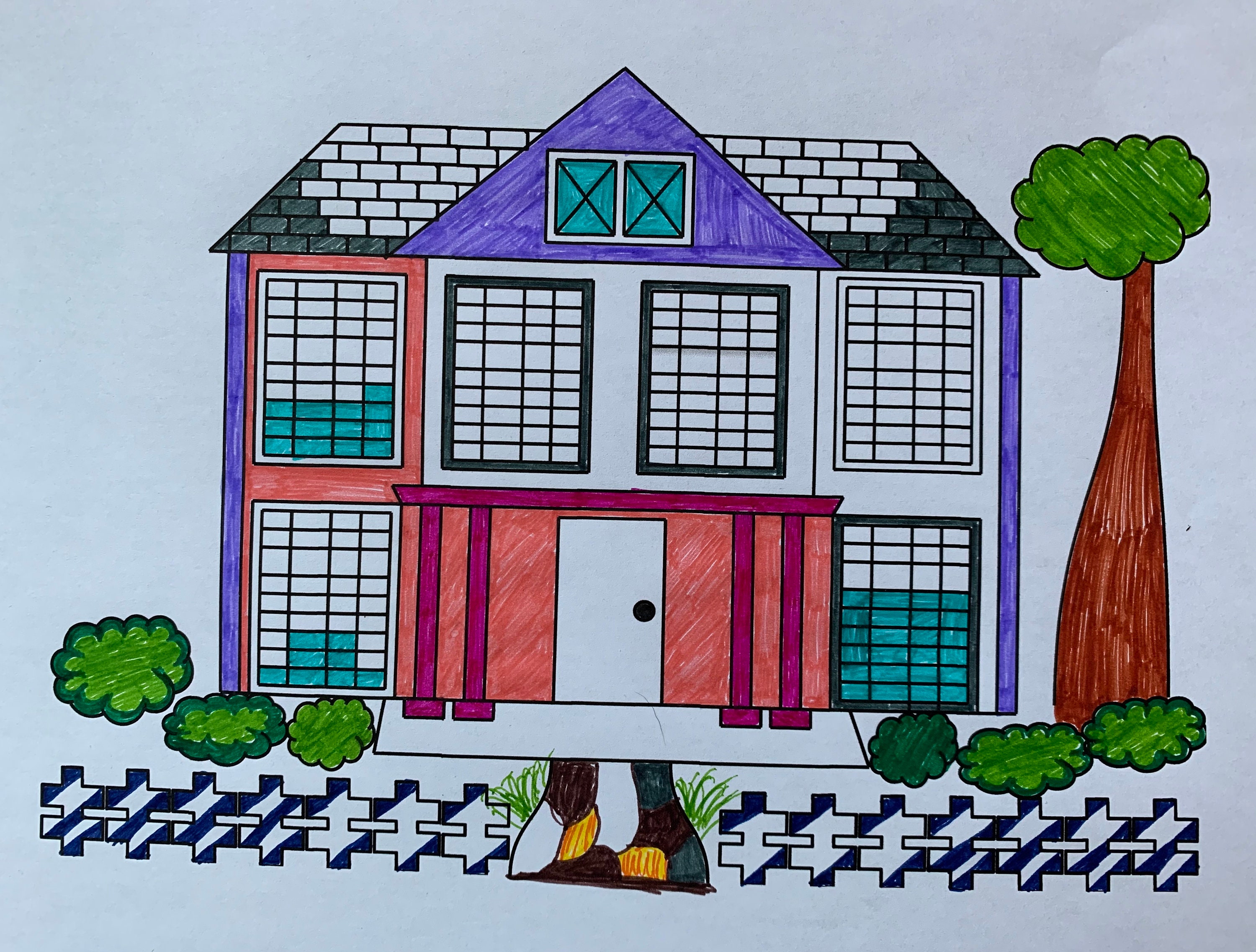 Mortgage Payment Tracker, House Coloring Page (PDF Download) - Etsy