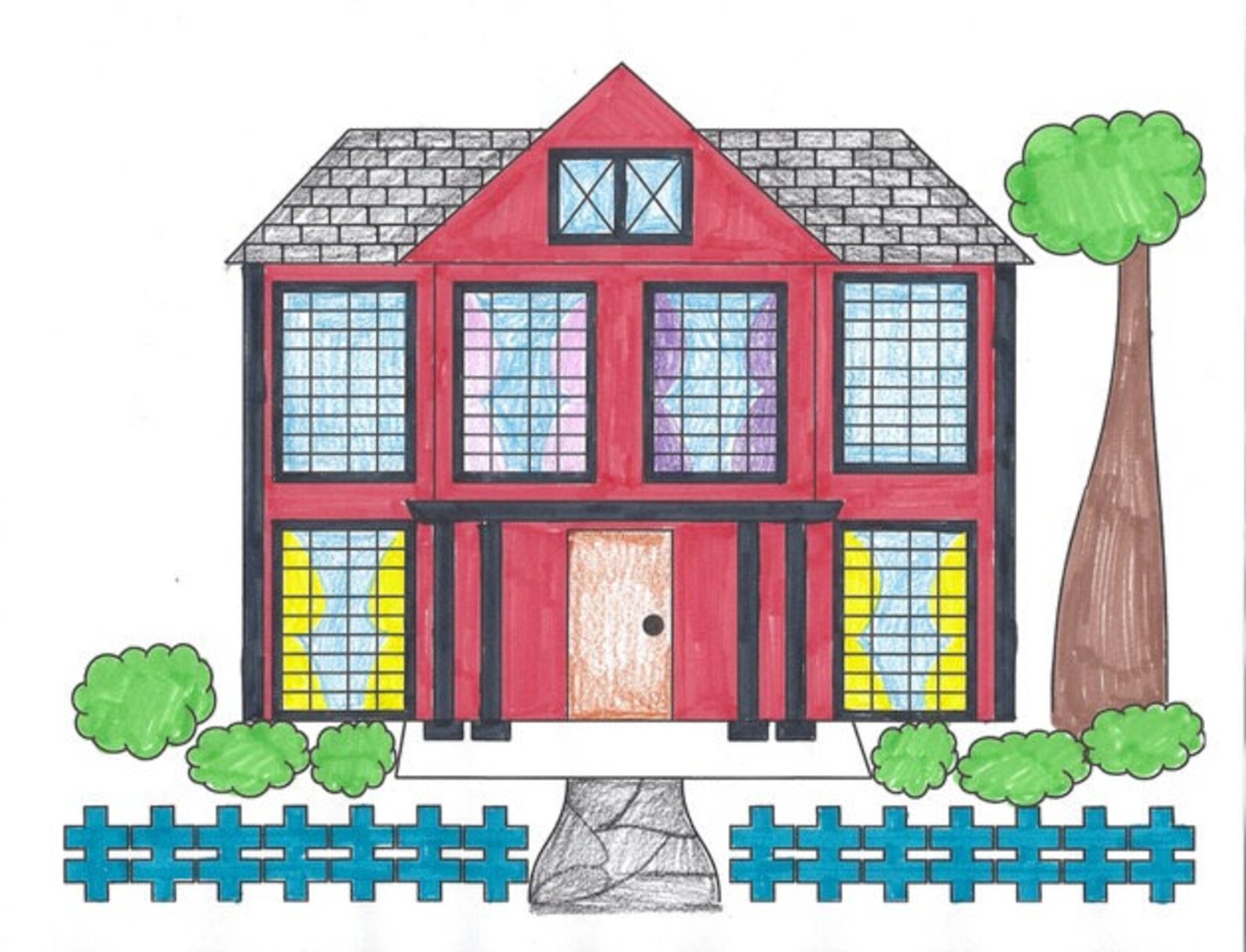 Mortgage Payment Tracker, House Coloring Page (PDF Download) - Etsy
