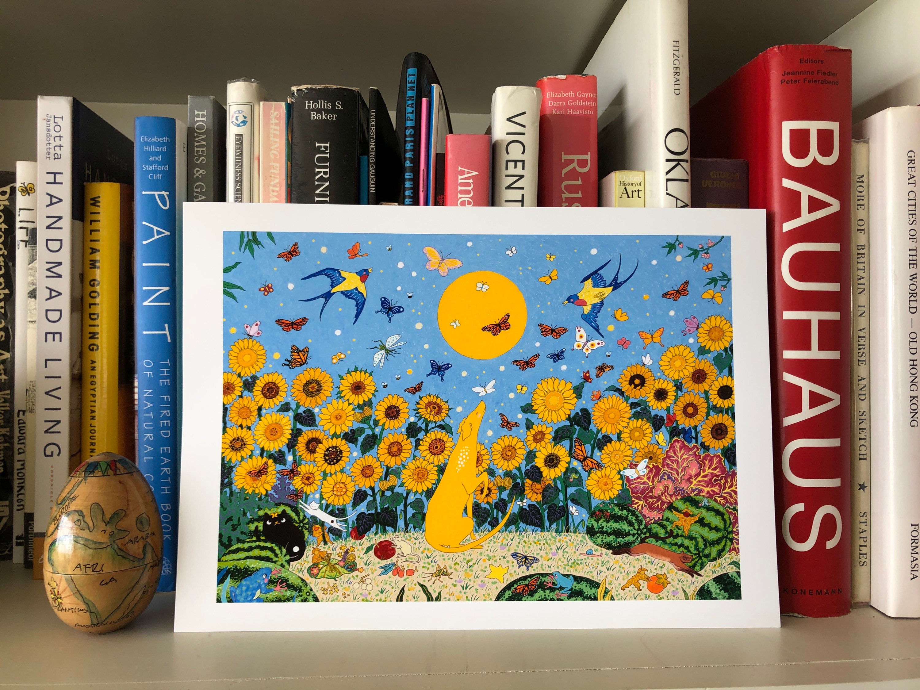 Girasoles de e.k.mosley ilustración A4 impresión - Etsy España