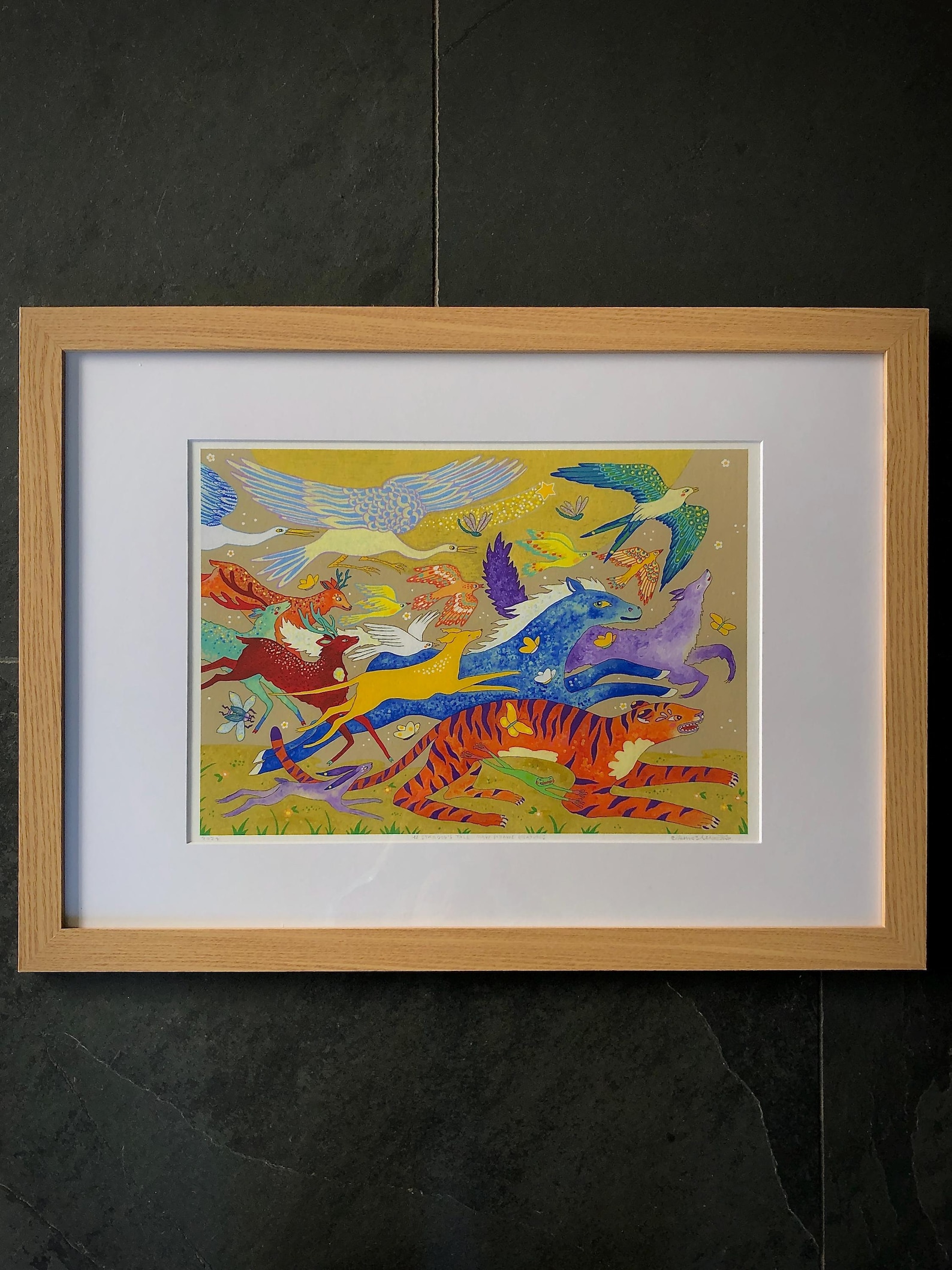 Art Print • Many Strange Creatures • E.k.mosley • A4, A3, Pano ...