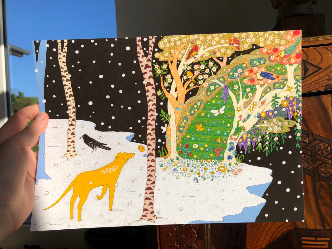 A Floating Bridge • A4 Signed Art Print • Stardog’s Tale • Pictute Book ...