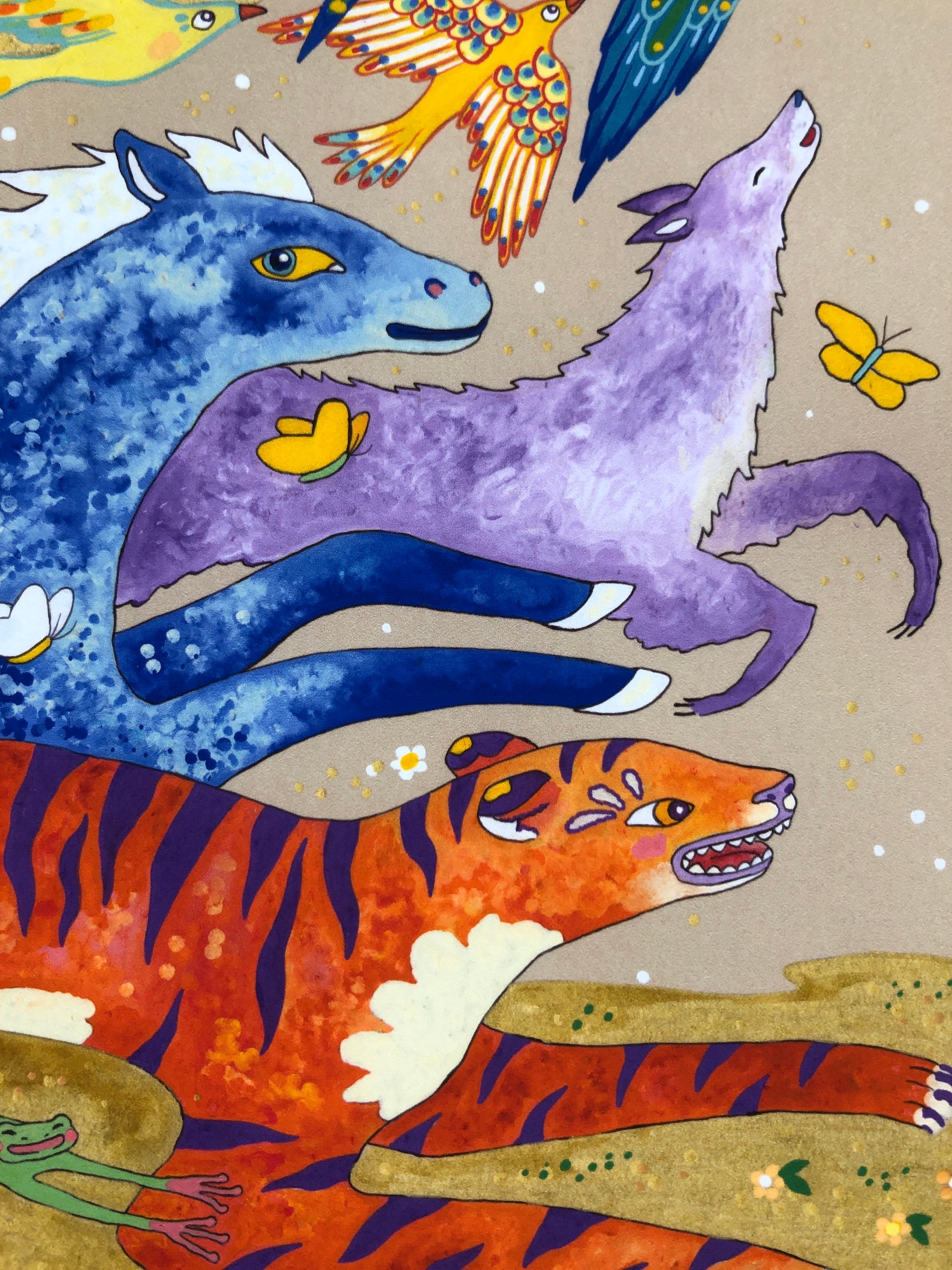 Art Print • Many Strange Creatures • E.k.mosley • A4, A3, Pano ...