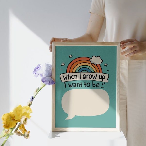 When I Grow up Template - Etsy