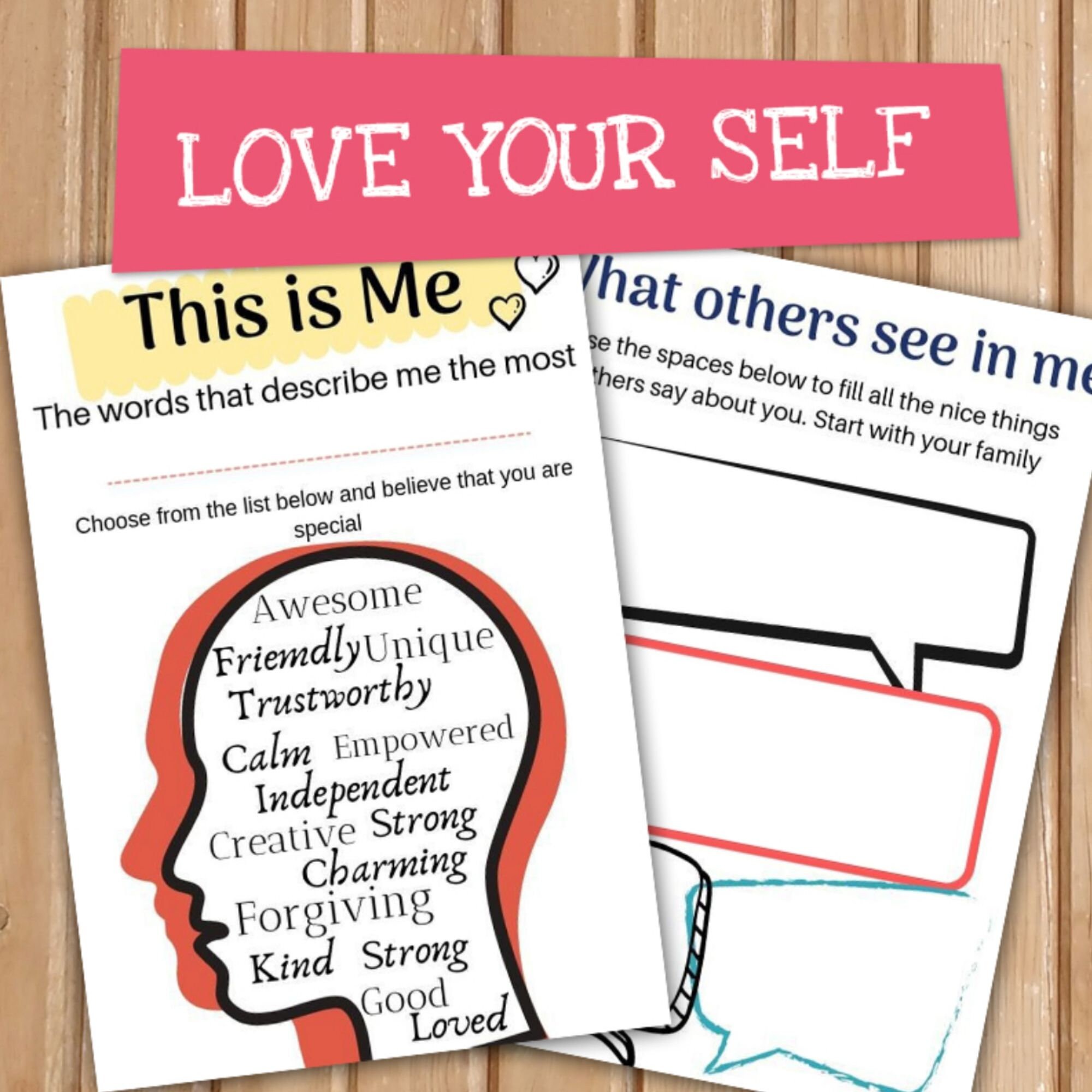 Growth Mindset Worksheets Personal Growth Journal From a - Etsy
