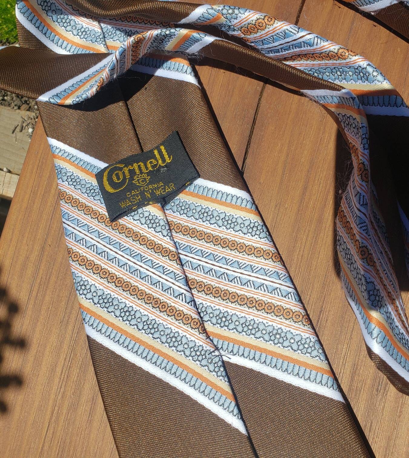 5 Vintage Ties "the Timetraveler Set" Cornell, Wembley, JC Penny and ...