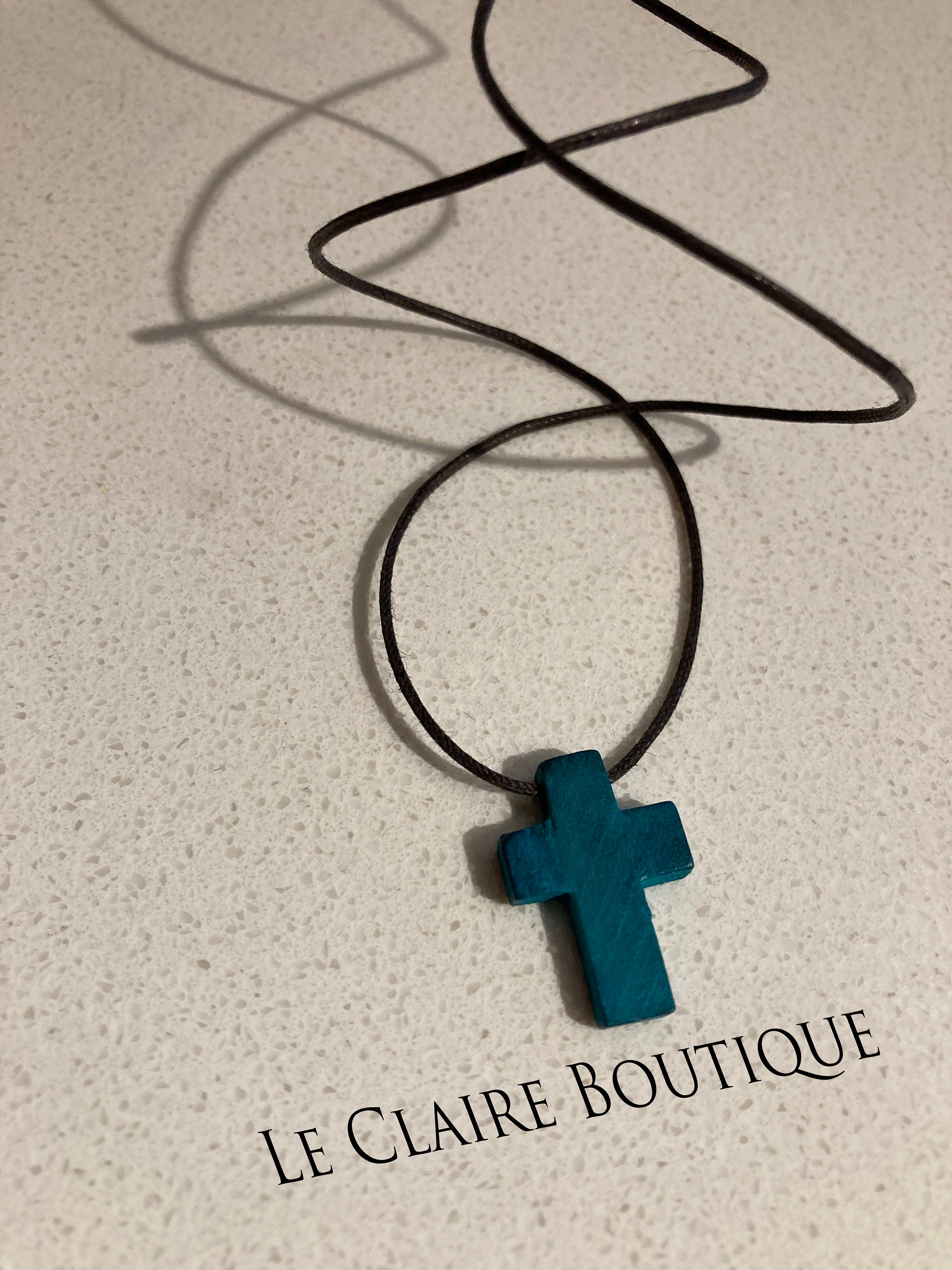 Beautiful Natural Wood Cross Pendant Necklaces - Etsy