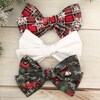 Christmas Plaid Bow, Christmas Hair Bow, Girls Christmas Hair Bow, Stocking Stuffer, Newborn ...