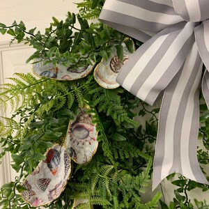 Oyster Shell Wreath Gray Shells - Etsy