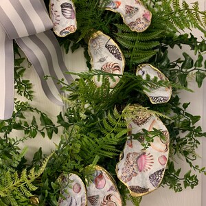 Oyster Shell Wreath Gray Shells - Etsy