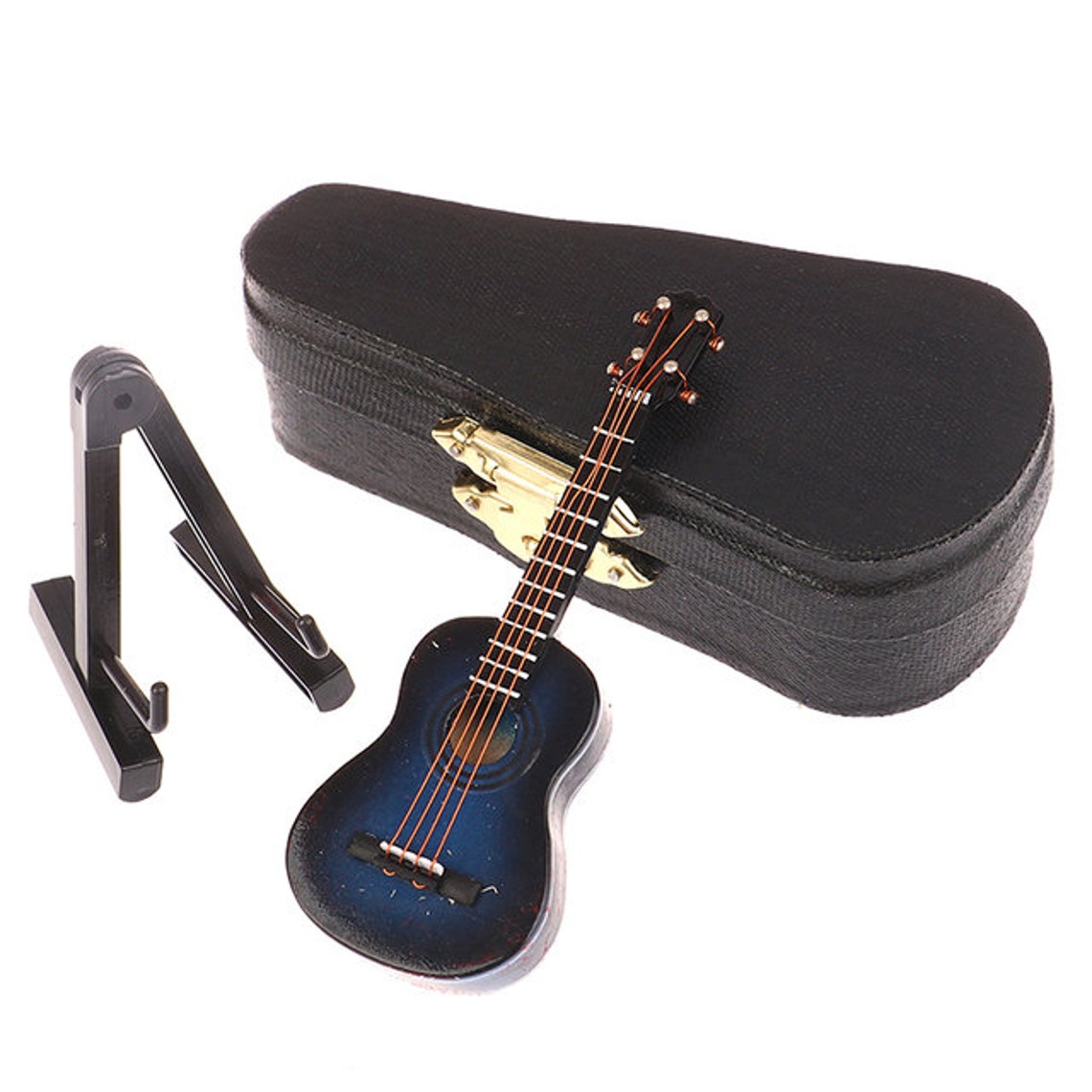 Miniature Guitar Model Replica With Stand and Case - Etsy
