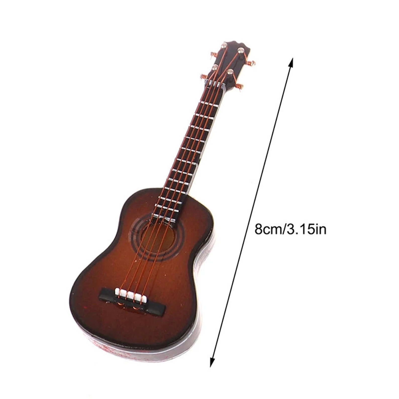 Miniature Guitar Model Replica With Stand and Case - Etsy