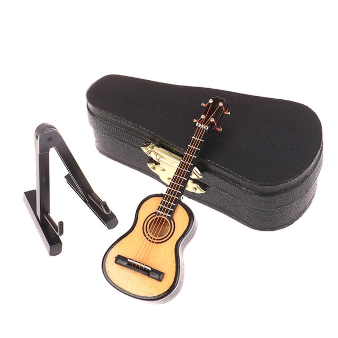 Miniature Guitar Model Replica With Stand and Case - Etsy