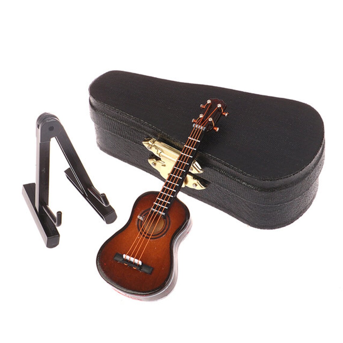 Miniature Guitar Model Replica With Stand and Case - Etsy