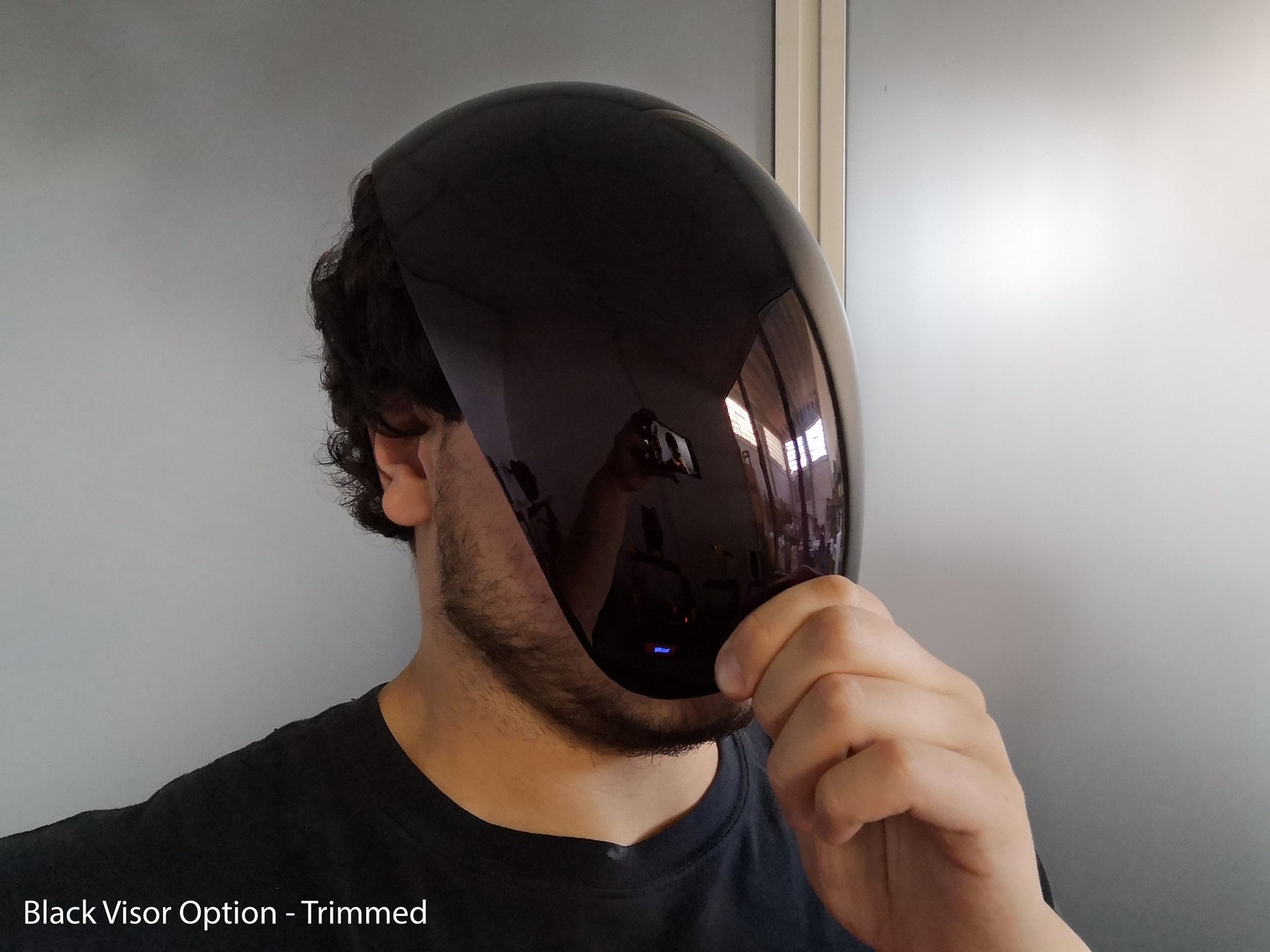 Scifi Visor - Clear/clear Black/full Black - DIY - No Straps Included ...