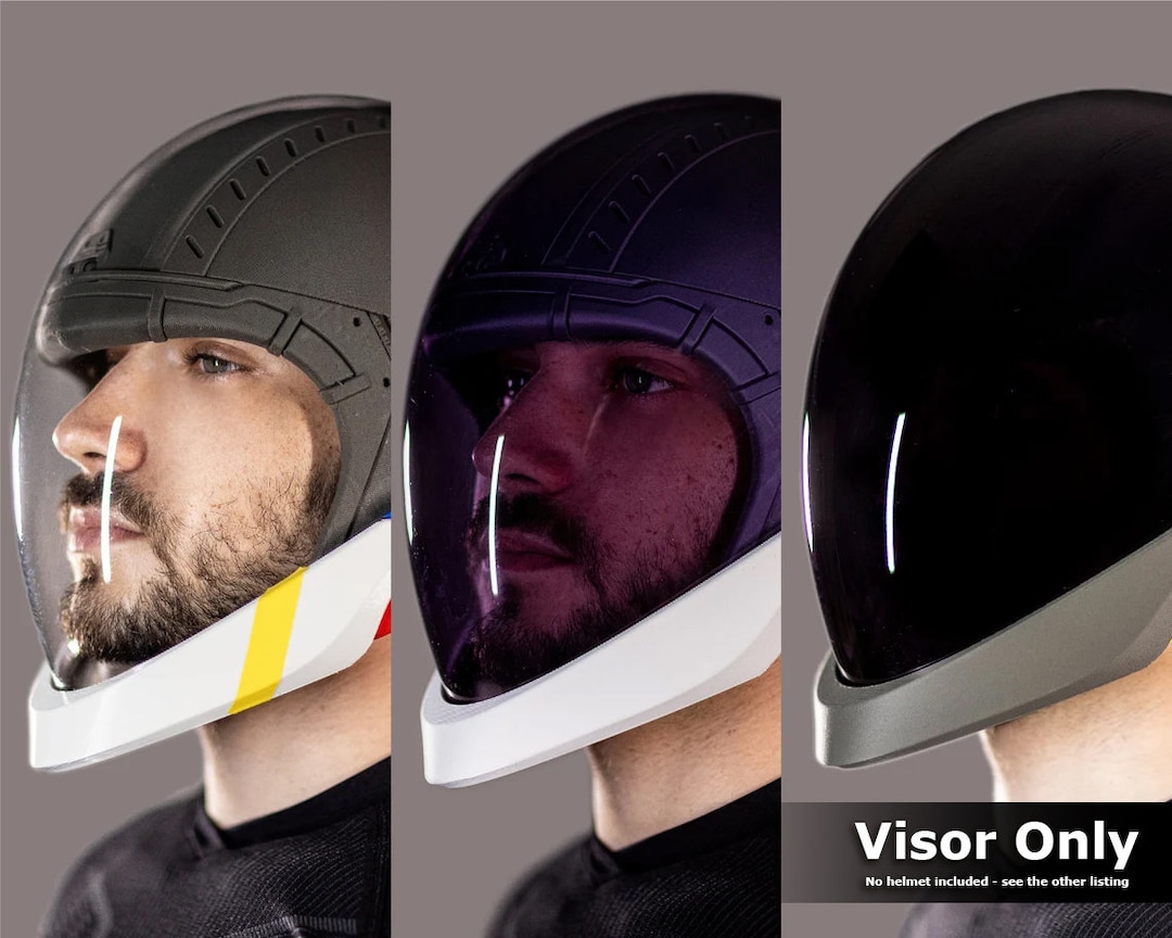 ZERO Visors Clear and Black See-through Visors DIY No Helmet or Straps ...