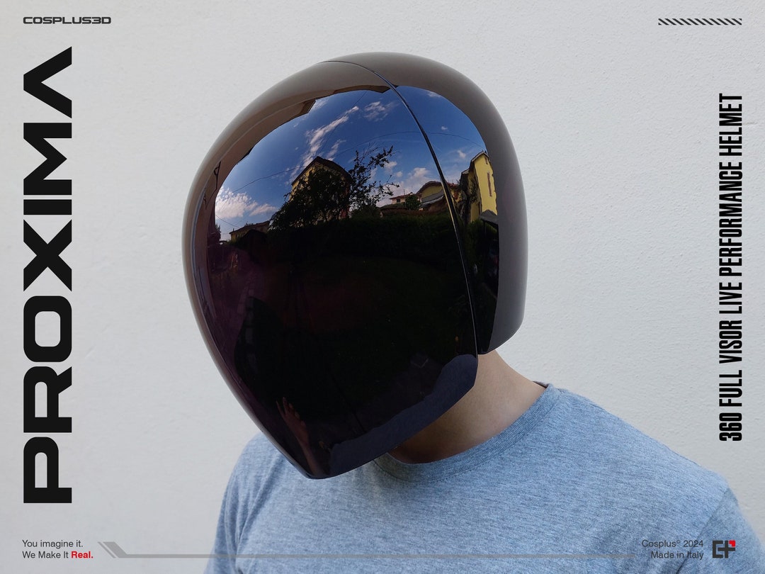 PROXIMA - Live Performance Helmet With Full 360 Visor - Etsy