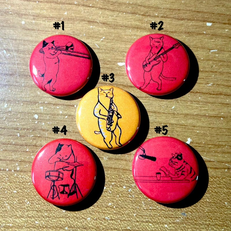 Christmas Music Button - Etsy