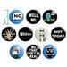 Funny Sarcastic Buttons No Not Today I Just Can't Edgy Cool Pin for ...