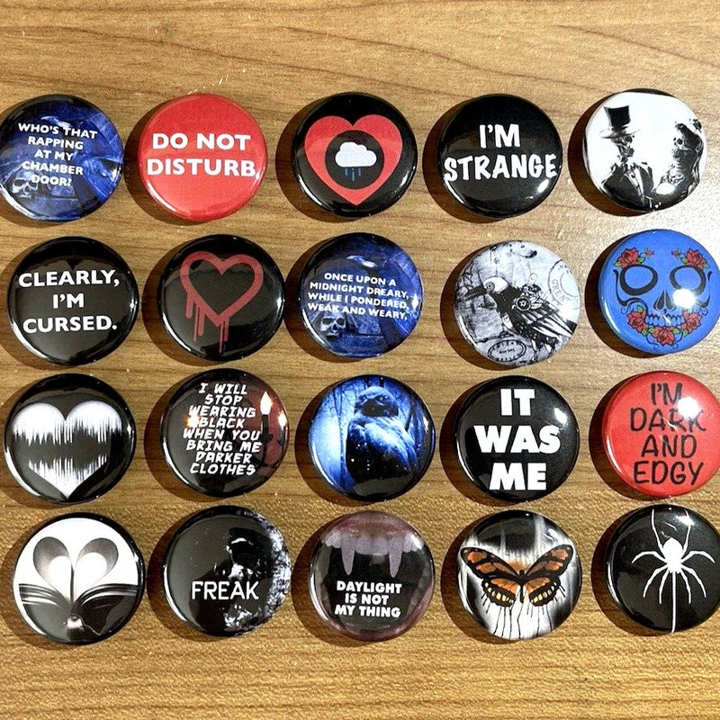 Goth Pins - Etsy