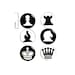 Chess Player Gift, Chess Piece Buttons Pins, Mini Chess Piece Pin ...
