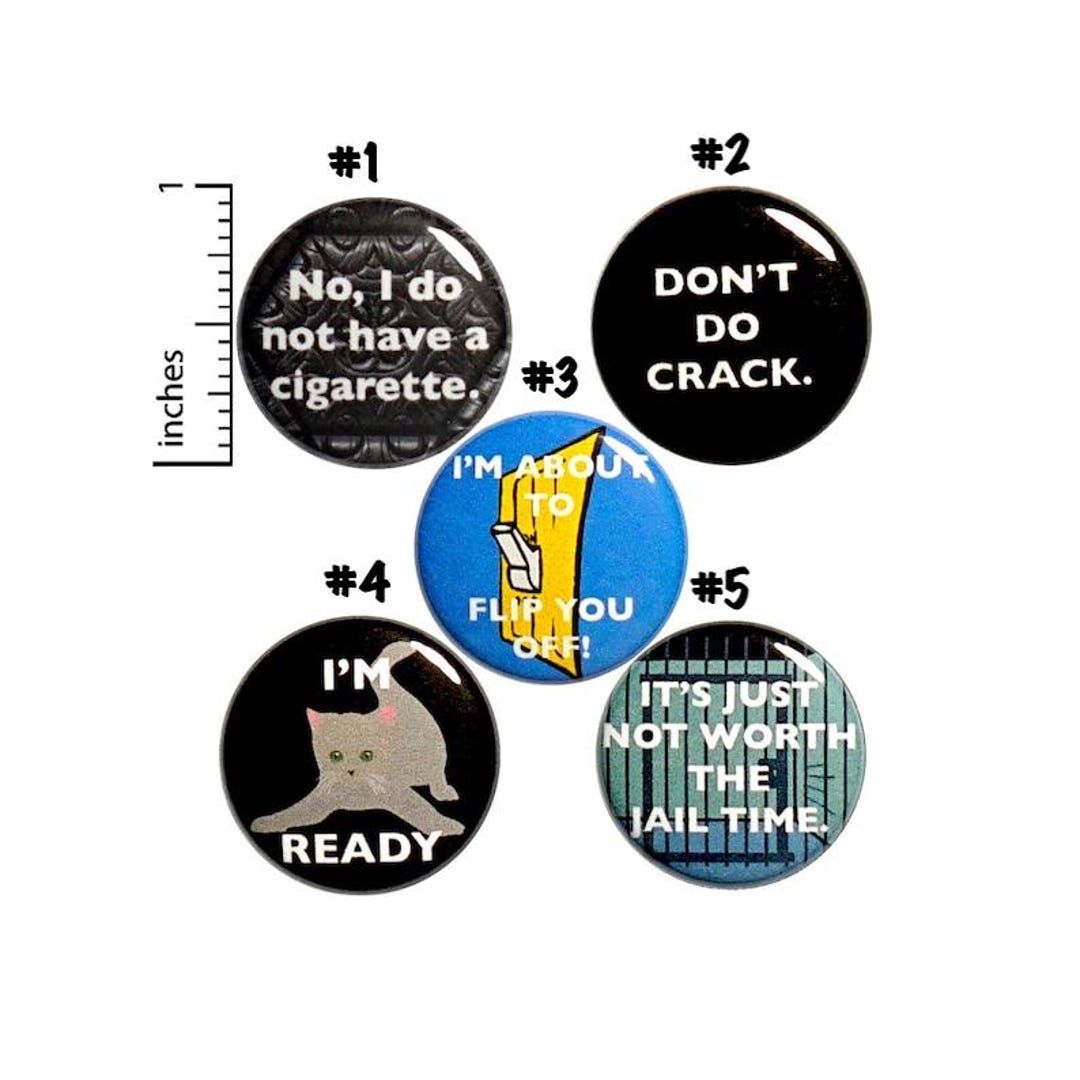 Sarcastic Buttons, Funny Buttons Pins for Jackets, Lapel Pins, Badges ...