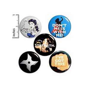 Strong Women Pin for Backpack Feminist Buttons or Fridge | Etsy