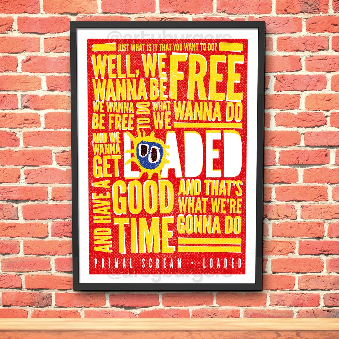 We Wanna Get Loaded Inspired Rock Indie Lyrics Inspired - Etsy UK