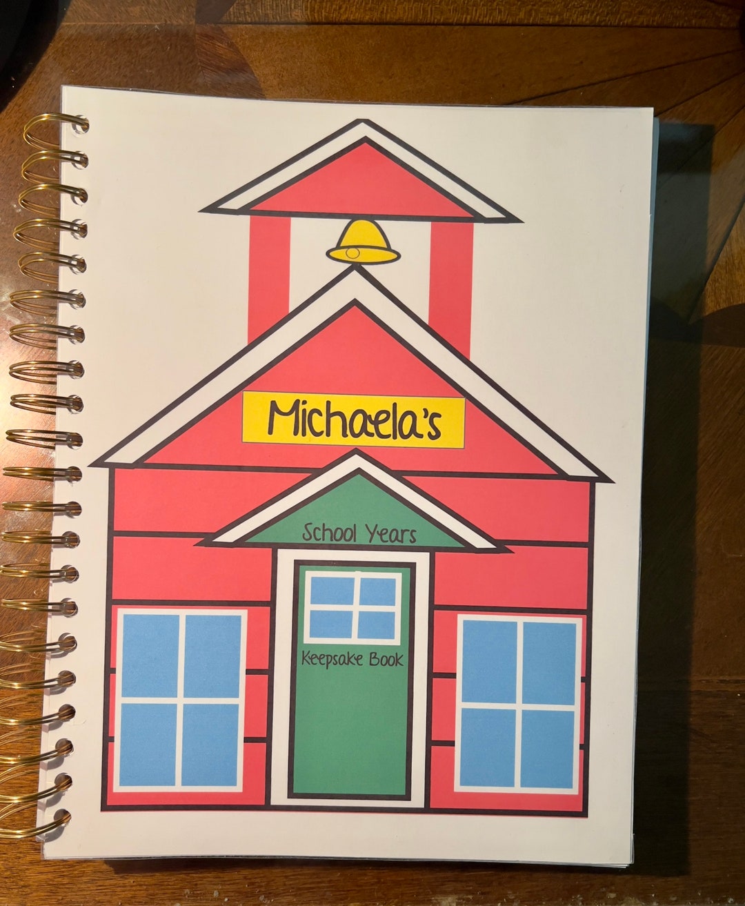 School Memory Book Portfolio With Storage Pockets Personalized - Etsy