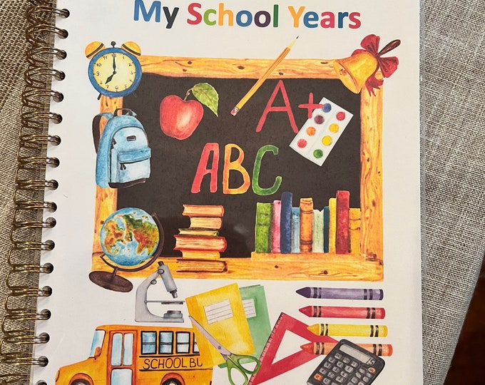 School Memory Book - Etsy