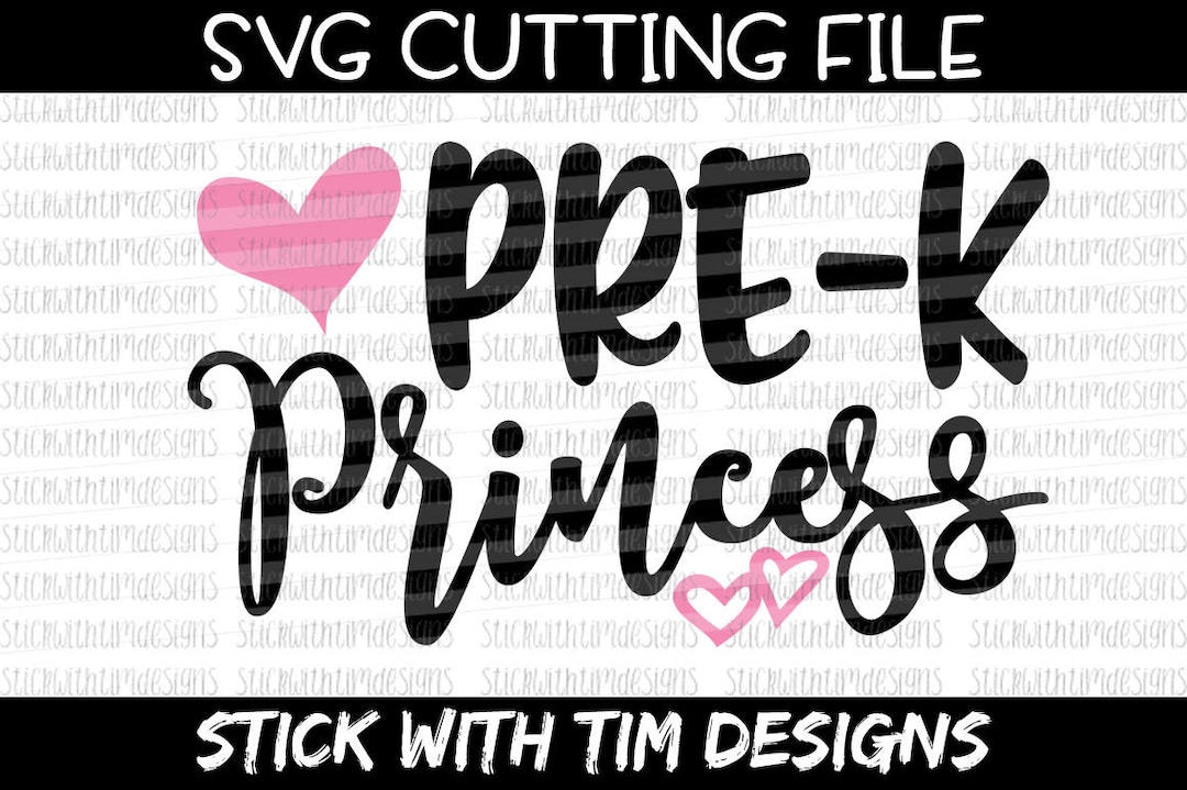 Pre-k Princess SVG and PNG Prek Princess Svg Prek Svg First - Etsy