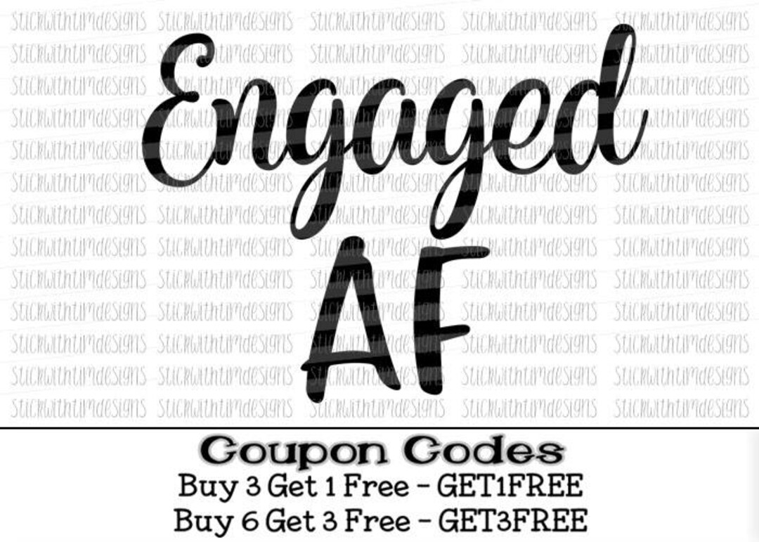 Engaged AF Svg Bride Svg Wedding Svg Future Mrs Svg PNG - Etsy