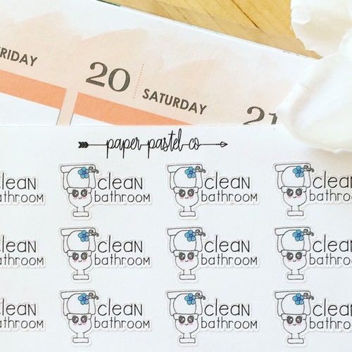 Kitty Litter Box Planner Stickers | Etsy