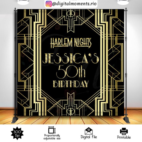 Harlem Nights 8x8 Custom Backdrop DIGITAL FILE ONLY - Etsy