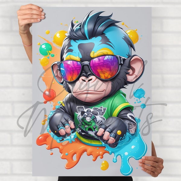Baby Chimp - Etsy