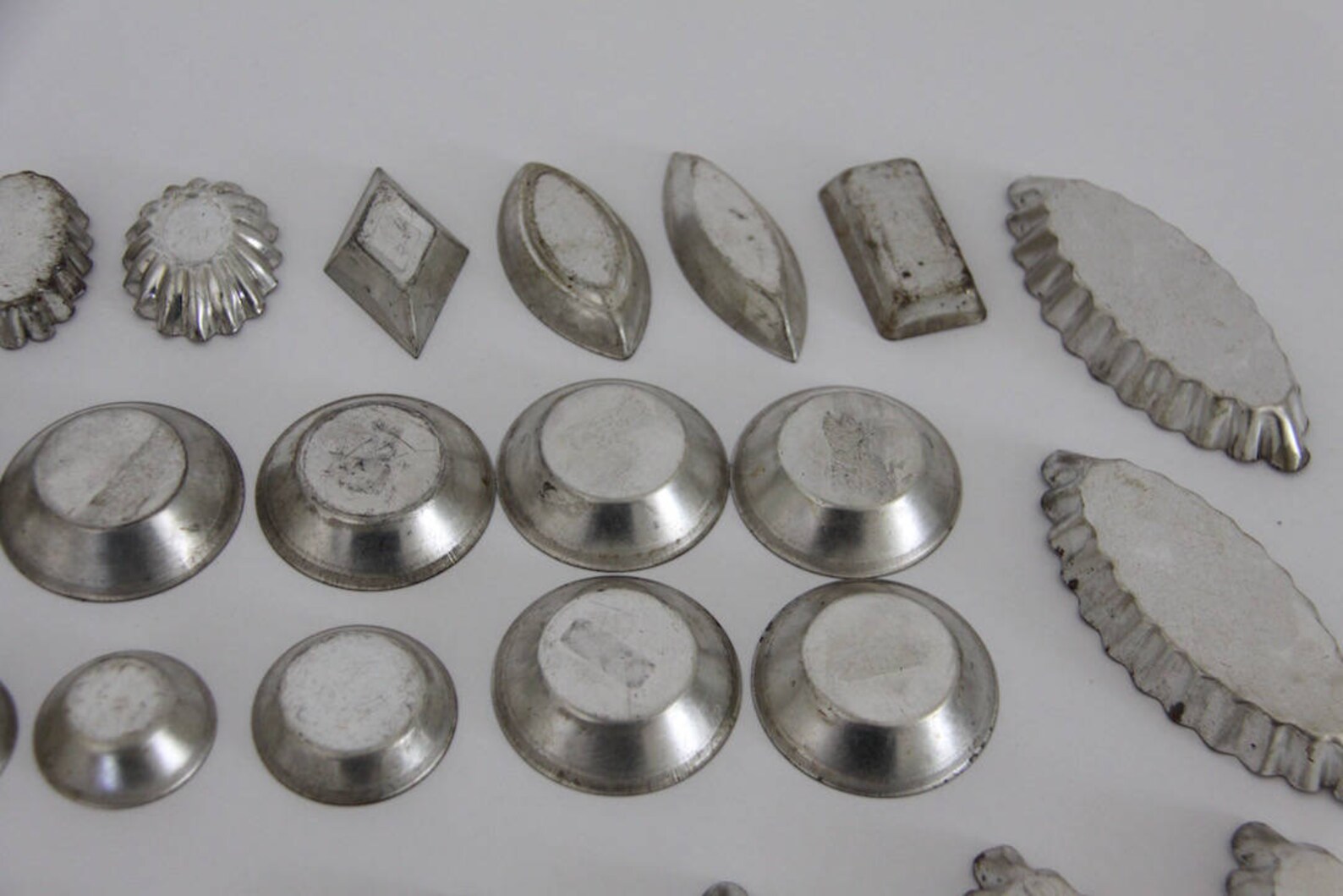 Vintage French Tart Tins Set of 33 Molds Metal Baking Forms - Etsy