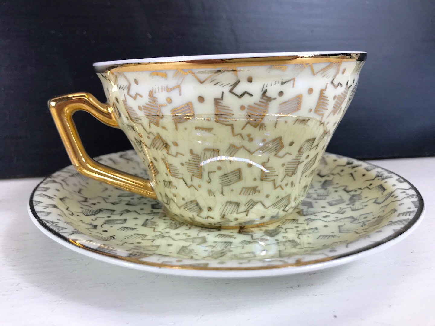 Vintage French Cups and Saucers Hot Chocolate Coffee Set | Etsy