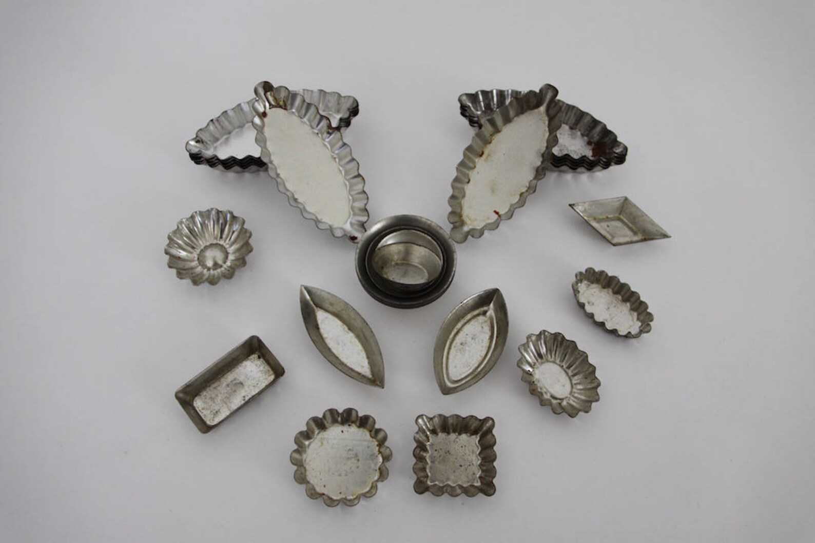 Vintage French Tart Tins Set of 33 Molds Metal Baking Forms - Etsy