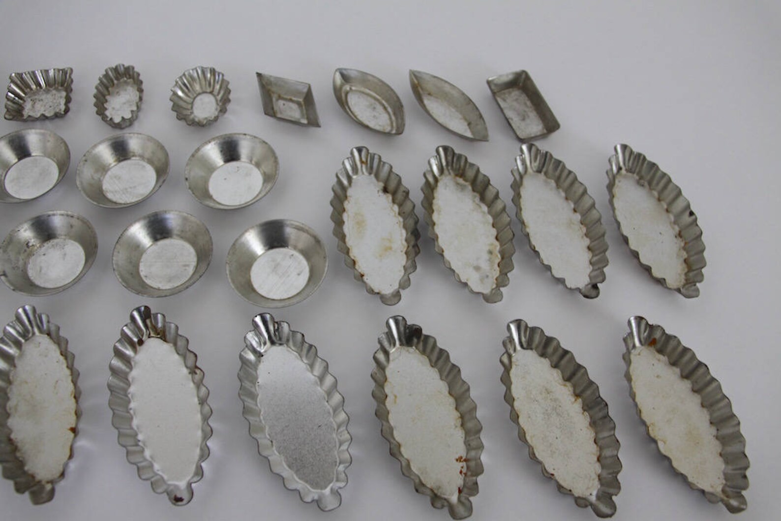 Vintage French Tart Tins Set of 33 Molds Metal Baking Forms | Etsy