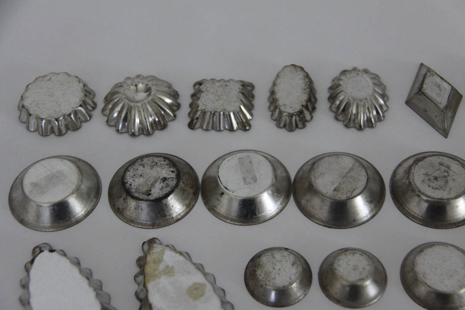 Vintage French Tart Tins Set of 33 Molds Metal Baking Forms - Etsy