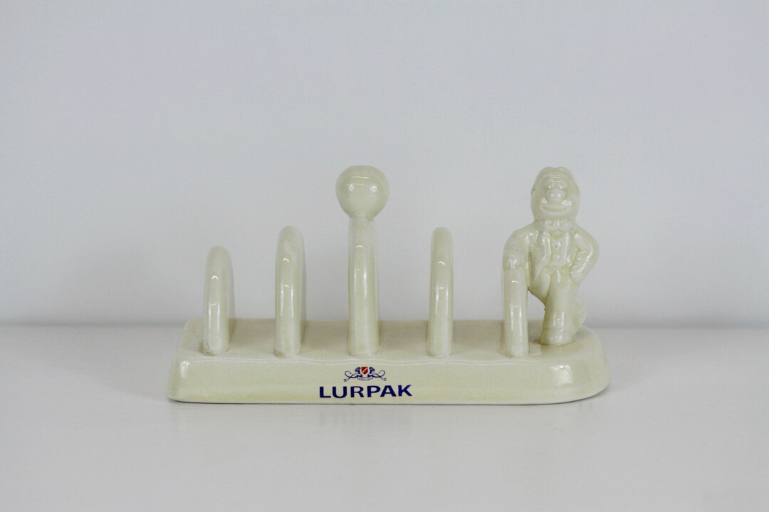 Vintage Ceramic English Toast Rack, Lurpak Butter, Publicity ...