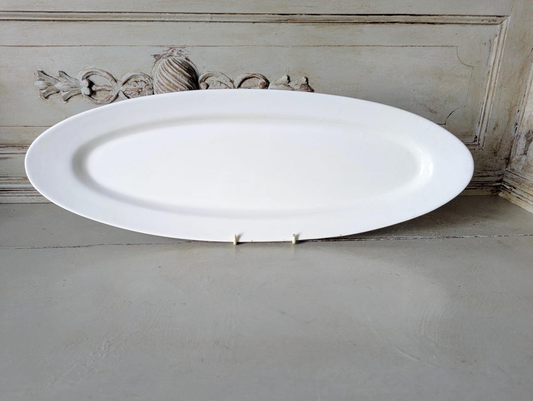 LARGE Vintage Fish Serving Platter, Italian Ceramic, Fish Plate, Arm ...