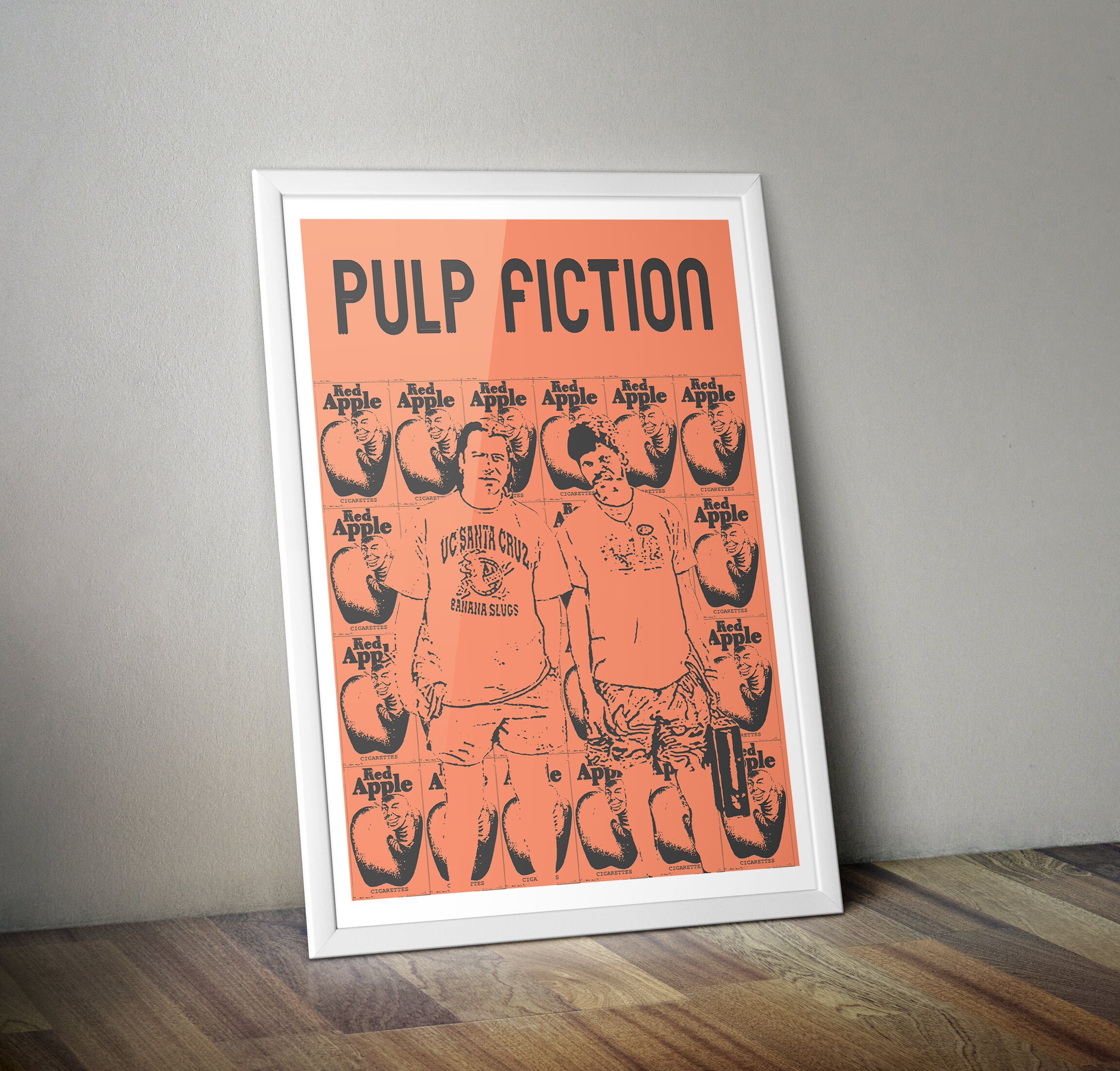 Pulp Fiction Red Apple Quentin Tarantino Inspirado Retro | Etsy