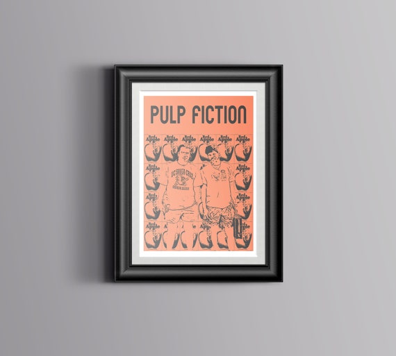 Pulp Fiction Red Apple Quentin Tarantino Inspirado Retro | Etsy