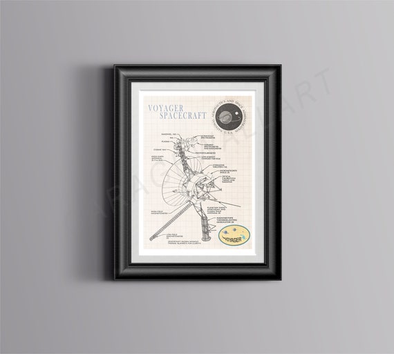 Nasa Voyager 2 Drawing