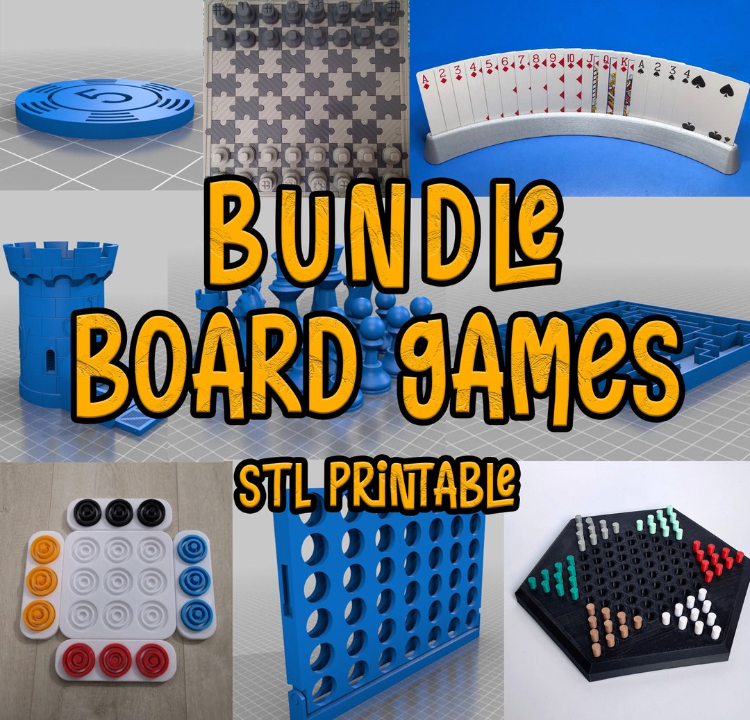 Bundle Board Games - 3d Stl Files Printable - Etsy