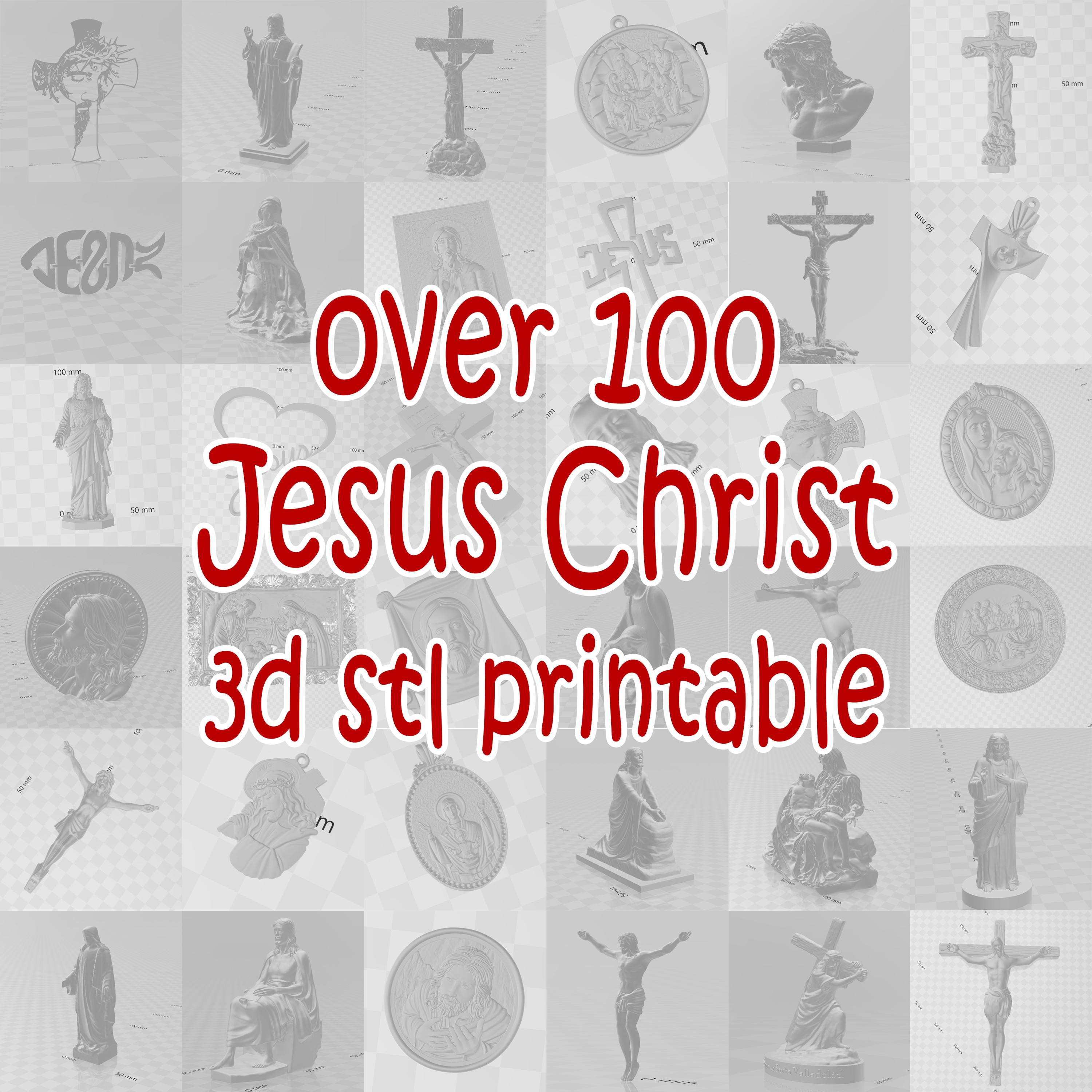 Over 100 Jesus Christ - 3d Stl Printable - Etsy