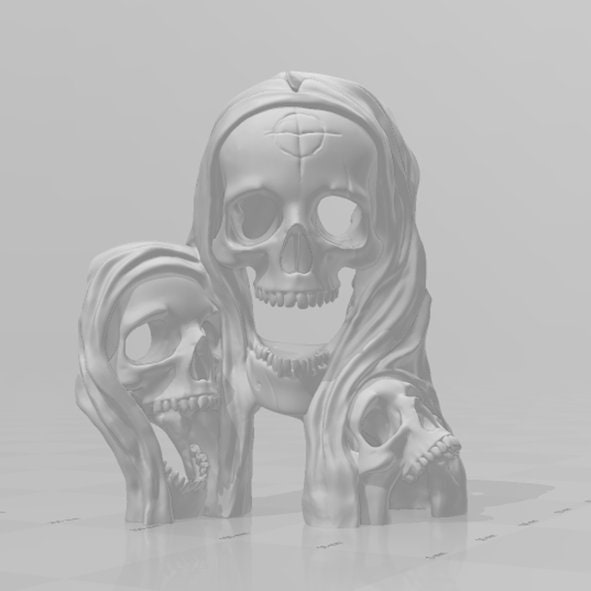 Skulls Big Pack - Over 210 Different Stl 3d Printable - Etsy